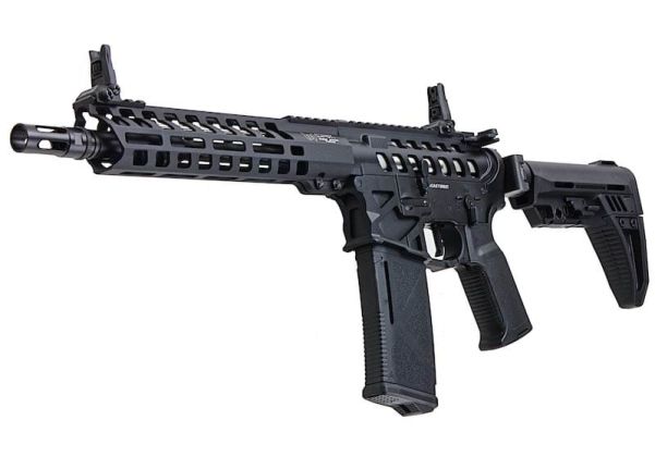 Arcturus X CAT M4 / AR15 Legend Airsoft M4 AEGライフル（10インチ、ブラック ...